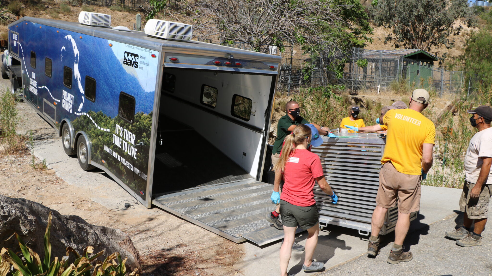 Project Chimps Transports Chimps in Need - Project Chimps